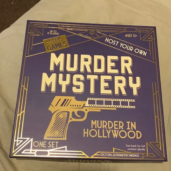 Murder Mystery Party Game Murder In Hollywood Host Your Own Mystery ...